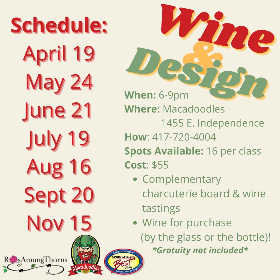 Wine and floral design classes