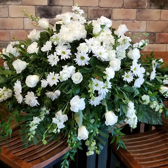 Winter's Breath Casket Spray – RoseAmongThorns